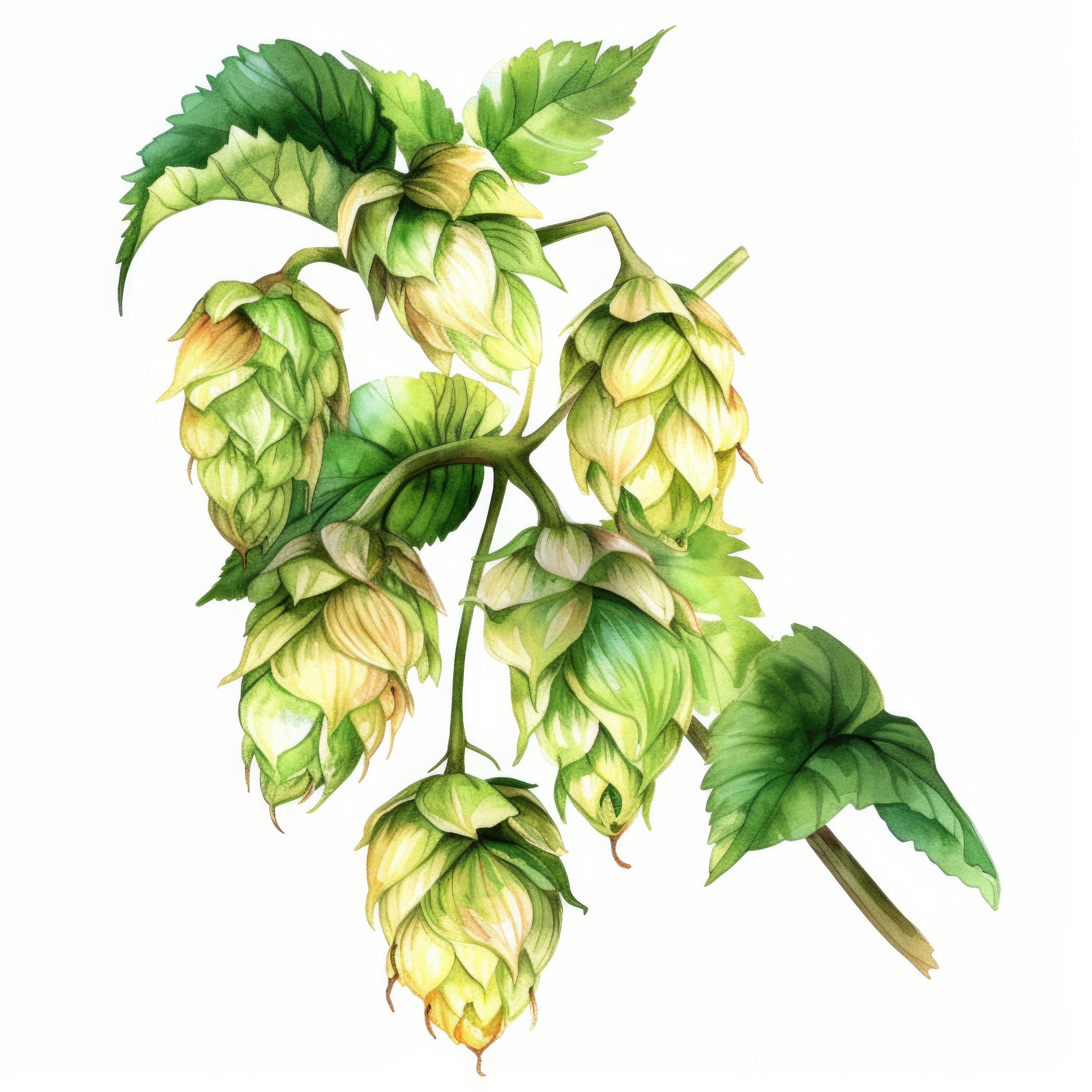 Hops Clipart Collection: Beer Bottle, Pint, Barrel, Wheat & Foam ...