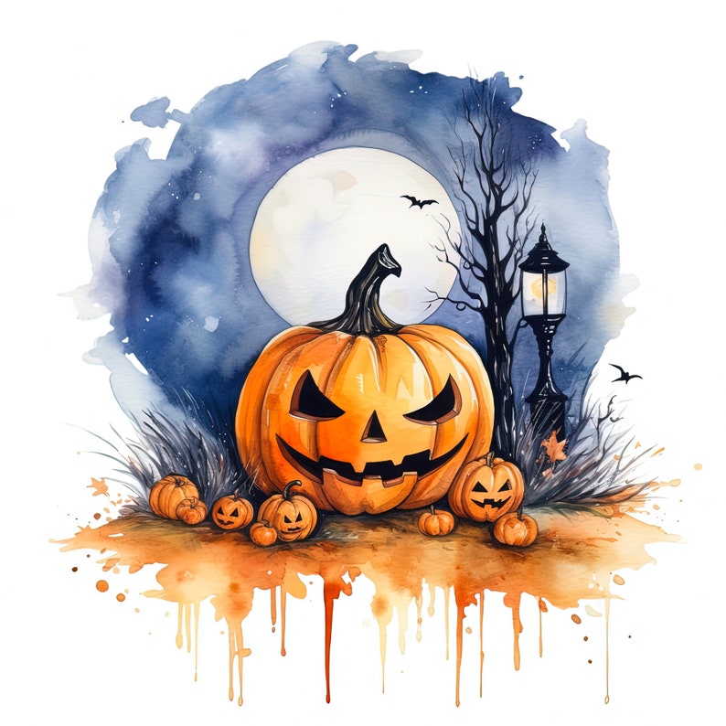 Trick or Treat Clipart: Cute Halloween Graphics, Ghost, Costume, Creepy ...