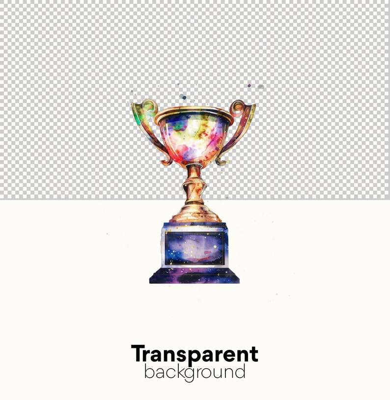 Trophy Clipart: Award and School Clipart, Commercial Use Digital Clip ...
