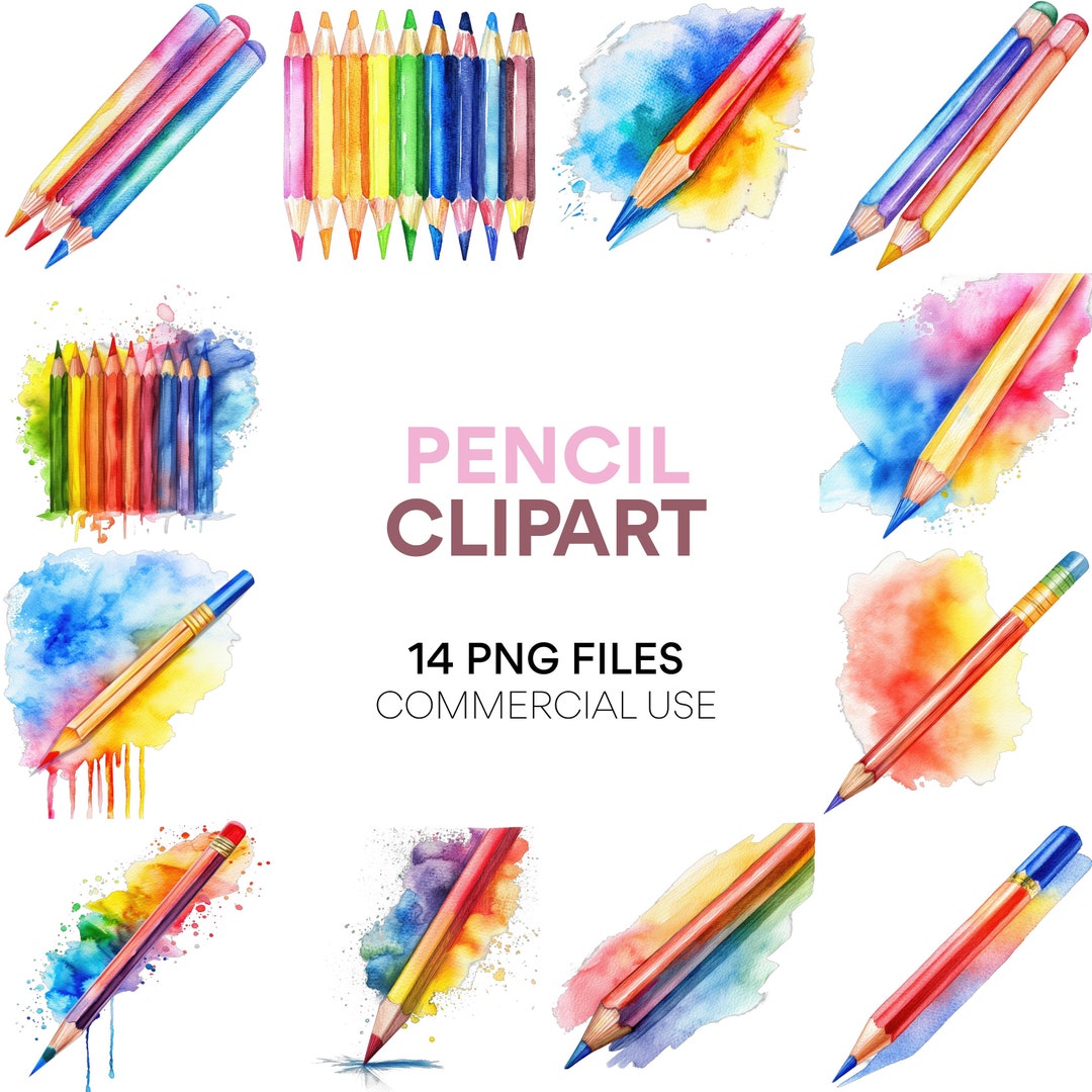 Pencil Clipart Collection: School Supplies, Back to School, Crayons ...