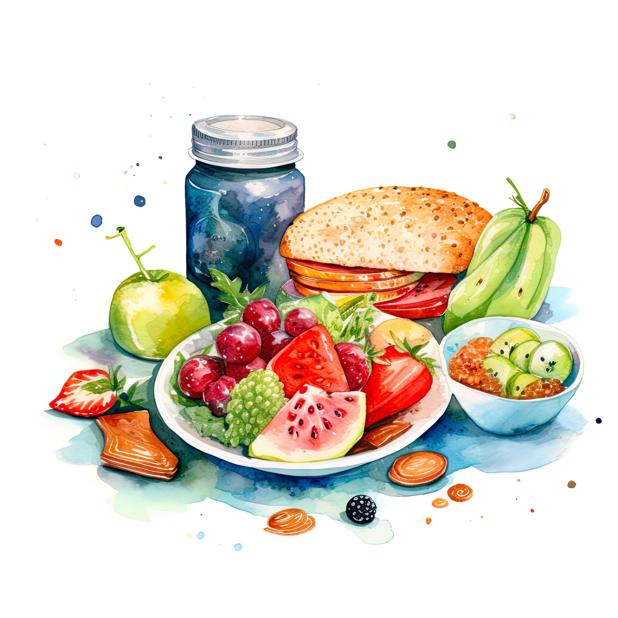 Lunch Clipart Collection: Commercial Use Food Clip Art, School Lunch ...