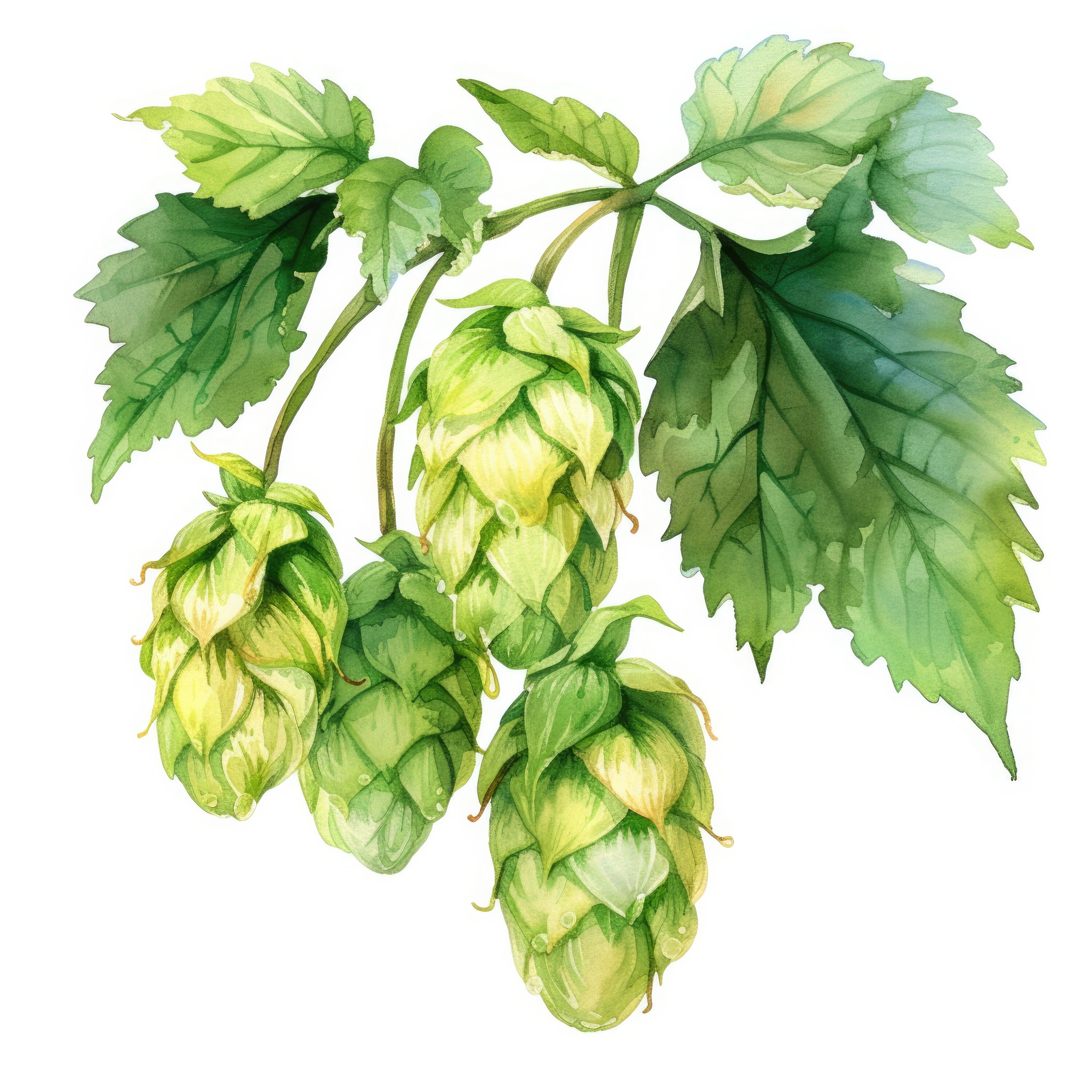Hops Clipart Collection: Beer Bottle, Pint, Barrel, Wheat & Foam ...