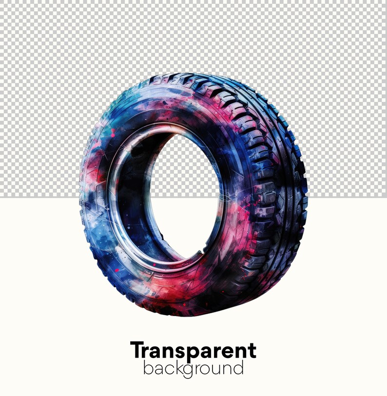 Tire Clip Art: Commercial Use, Digital Download of Car Track, Tire ...