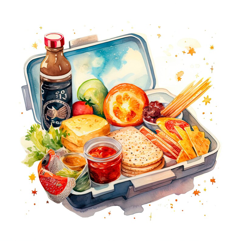Lunch Clipart Collection: Commercial Use Food Clip Art, School Lunch ...