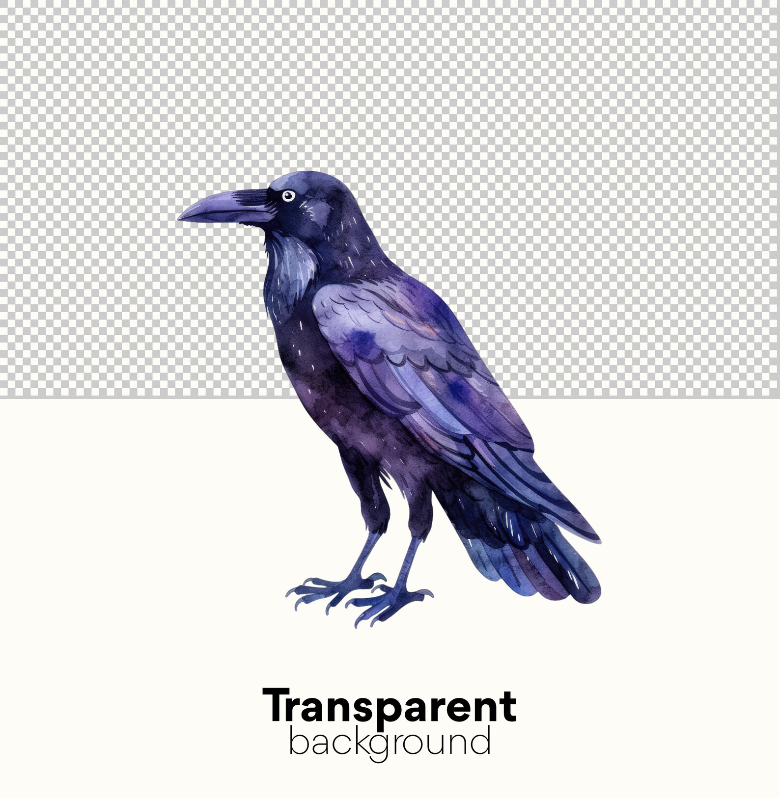 Raven Clipart Bundle: Crow, Halloween & Gothic Raven Art, Commercial ...