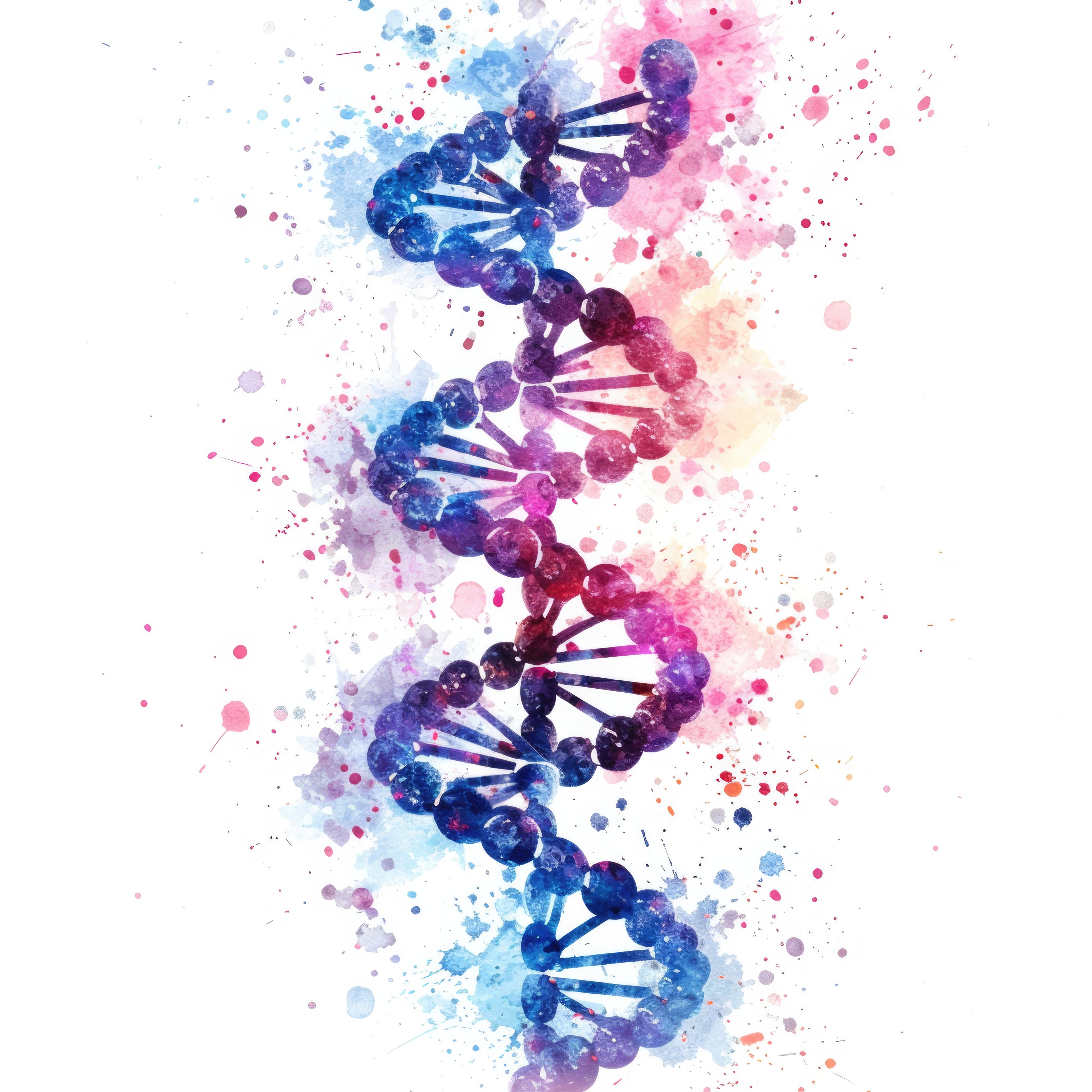 DNA Clipart Bundle: Genetics & Chromosomes Art, Christian Tree ...