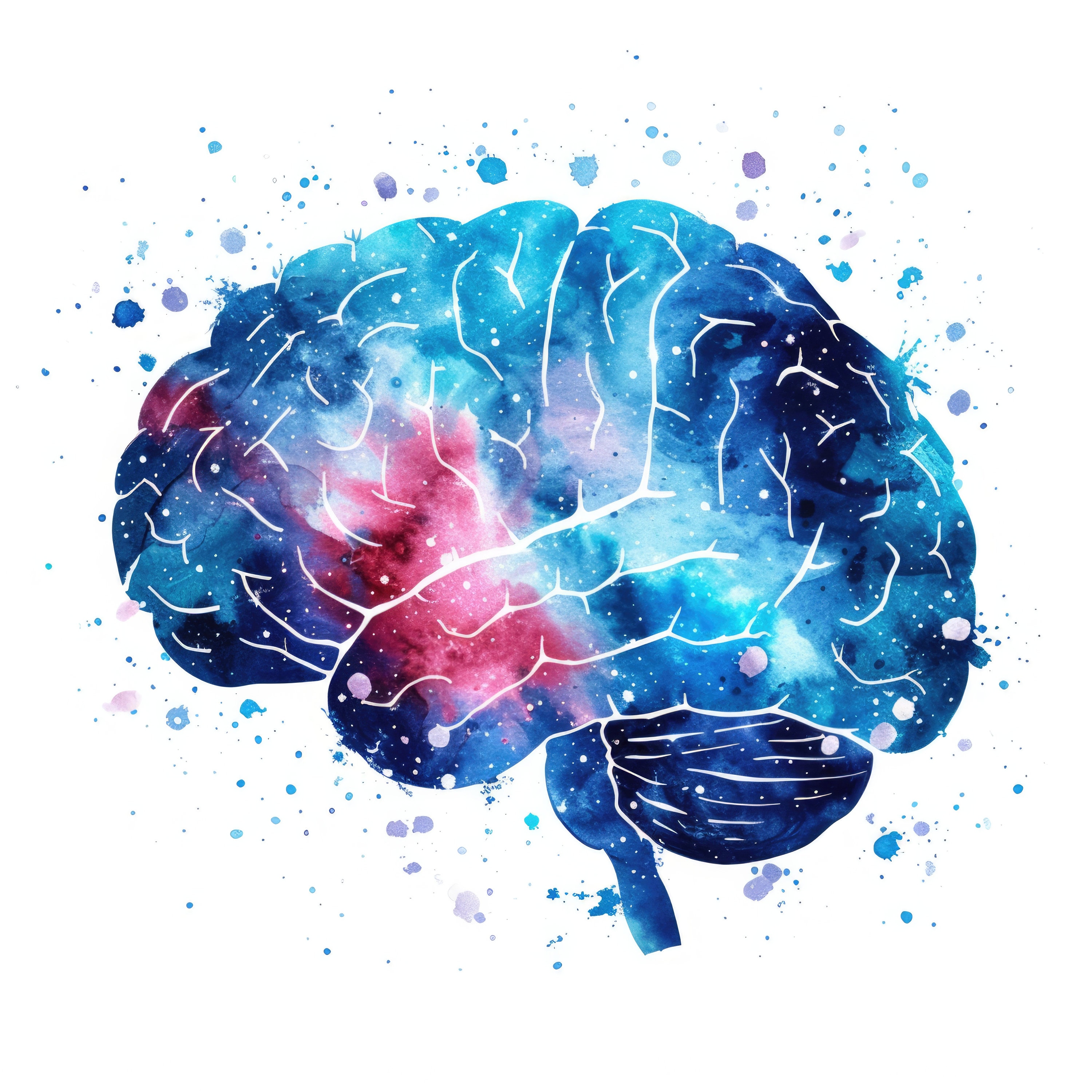 Brain Clipart JPG for Medical Art, Mental Health Diagrams, Spa Clip Art ...