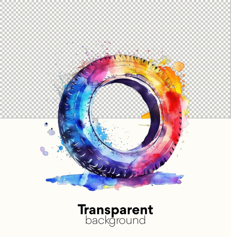 Tire Clip Art: Commercial Use, Digital Download of Car Track, Tire ...