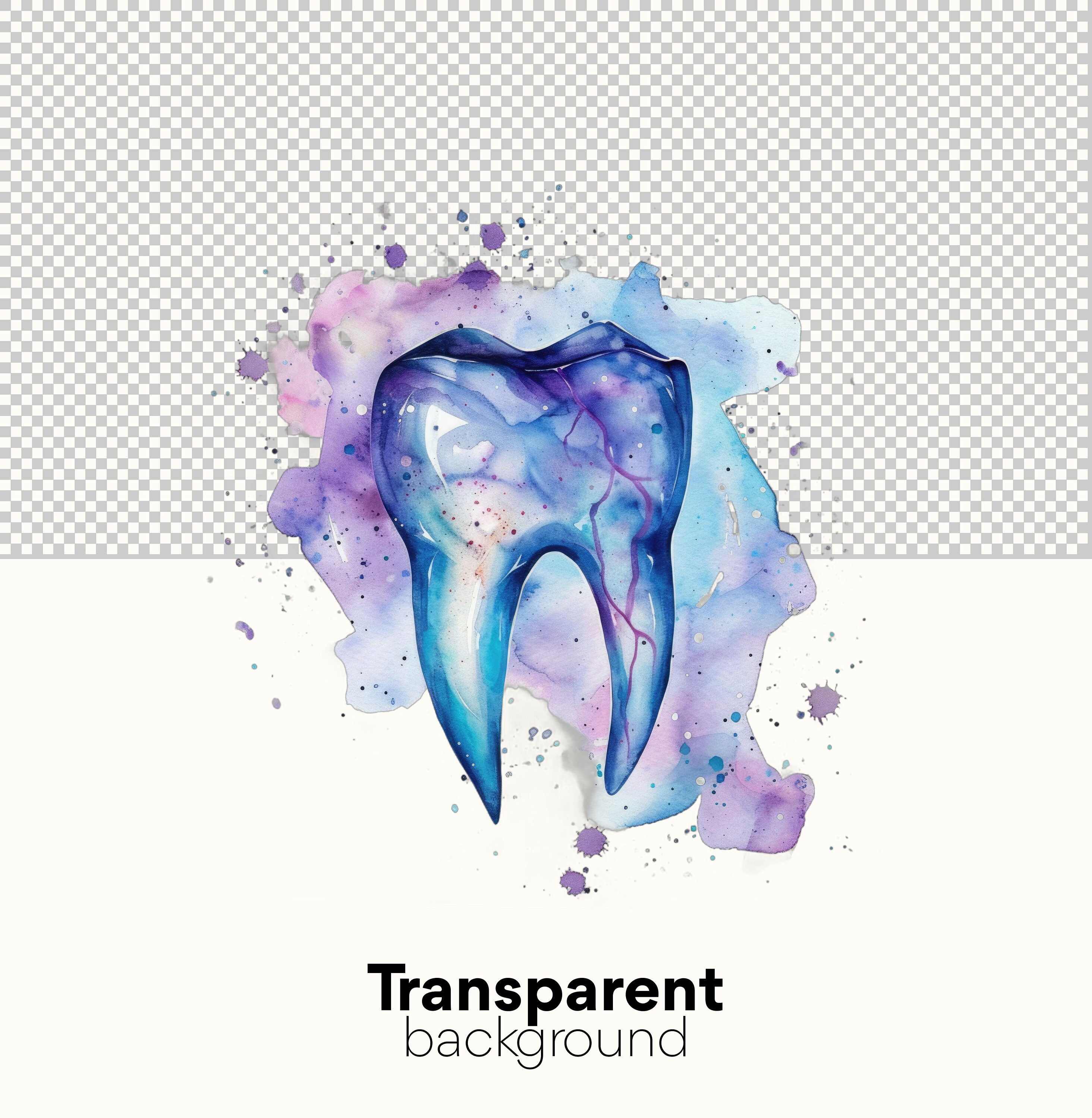 Tooth Clipart Bundle: Dentist, Tooth Fairy, Dental Care Watercolors ...