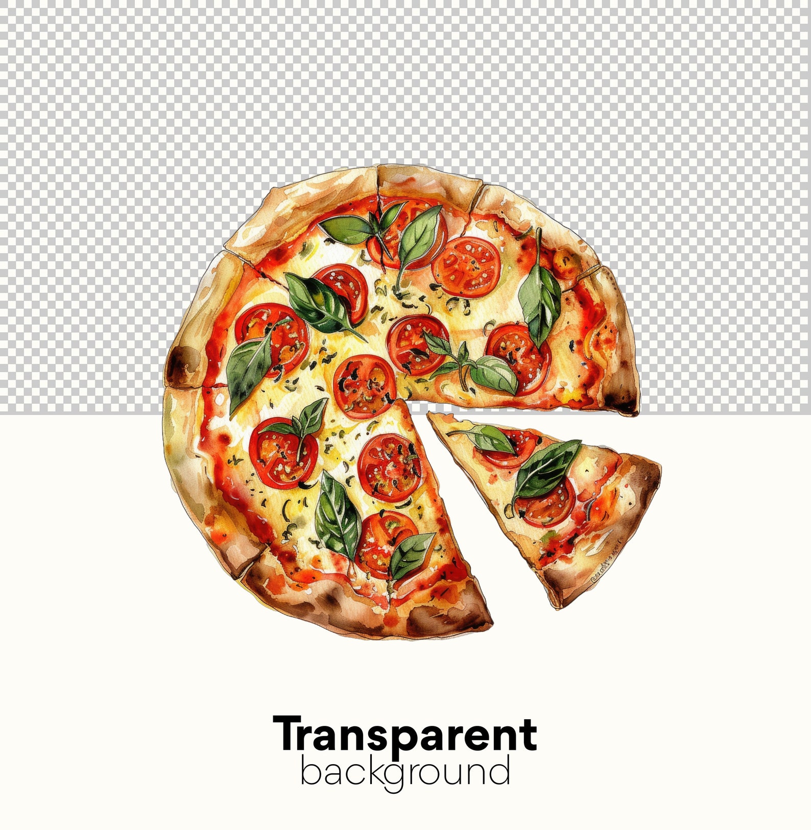 Pizza Clip Art Bundle - Watercolor Pizza, Food & Fast Food Clipart ...