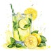Lemonade Clip Art: Watercolor Lemonade Stand & Summer Clipart, Lemon ...