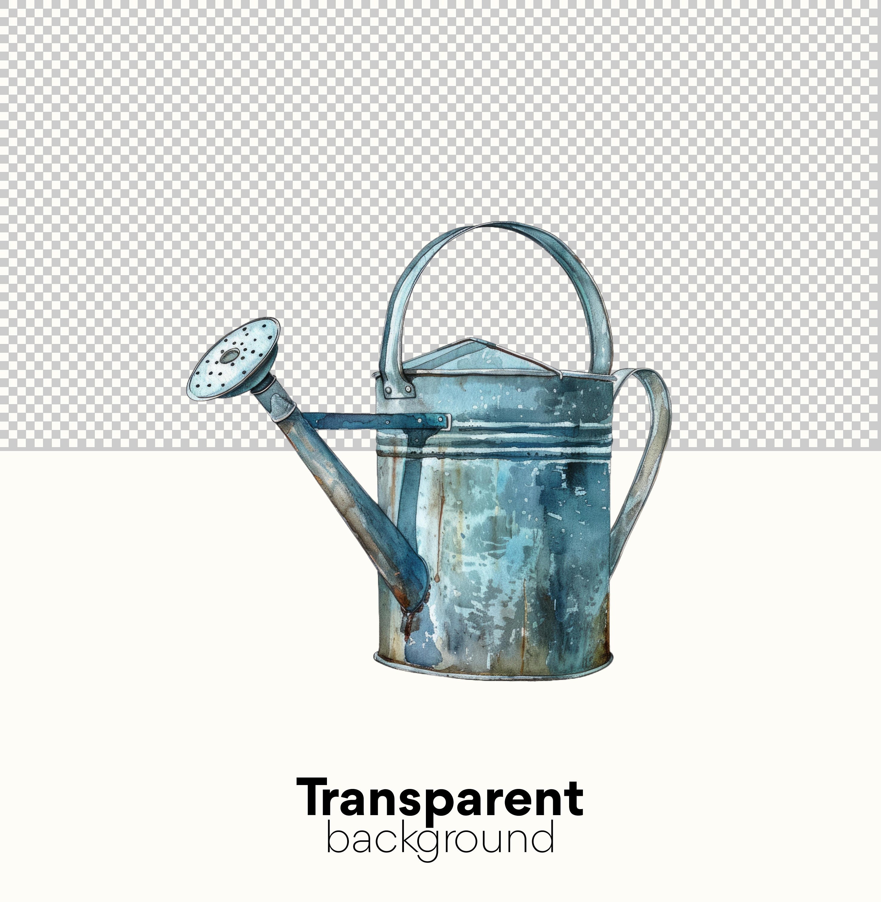 Watering Can Clipart Bundle: Garden and Spring Floral Digital Clipart ...