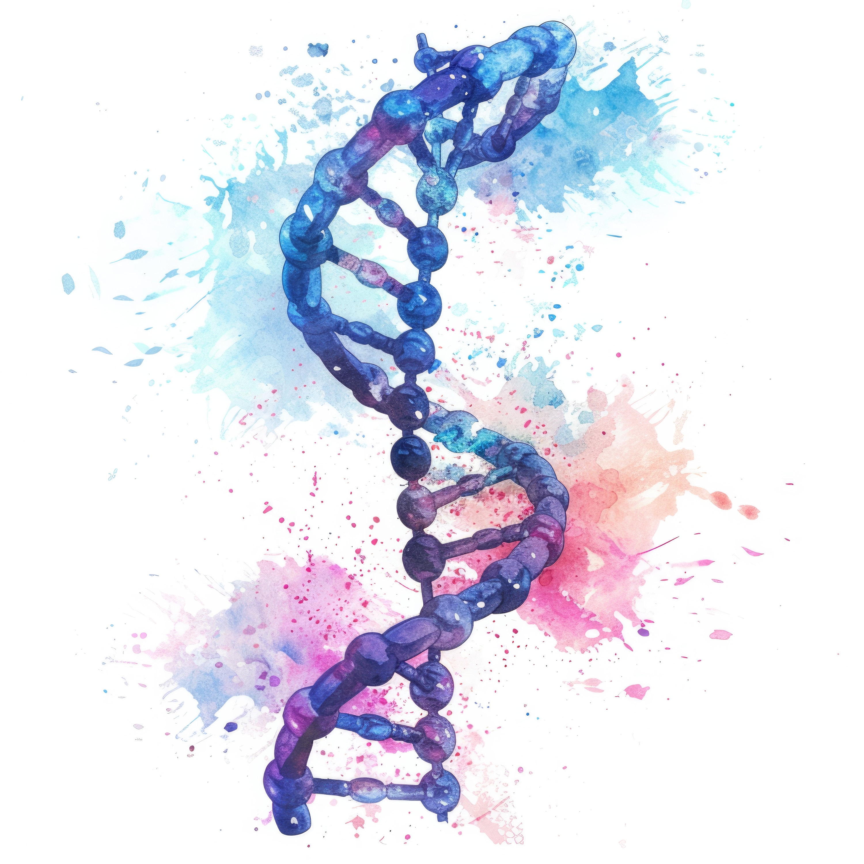 DNA Clipart Bundle: Genetics & Chromosomes Art, Christian Tree ...