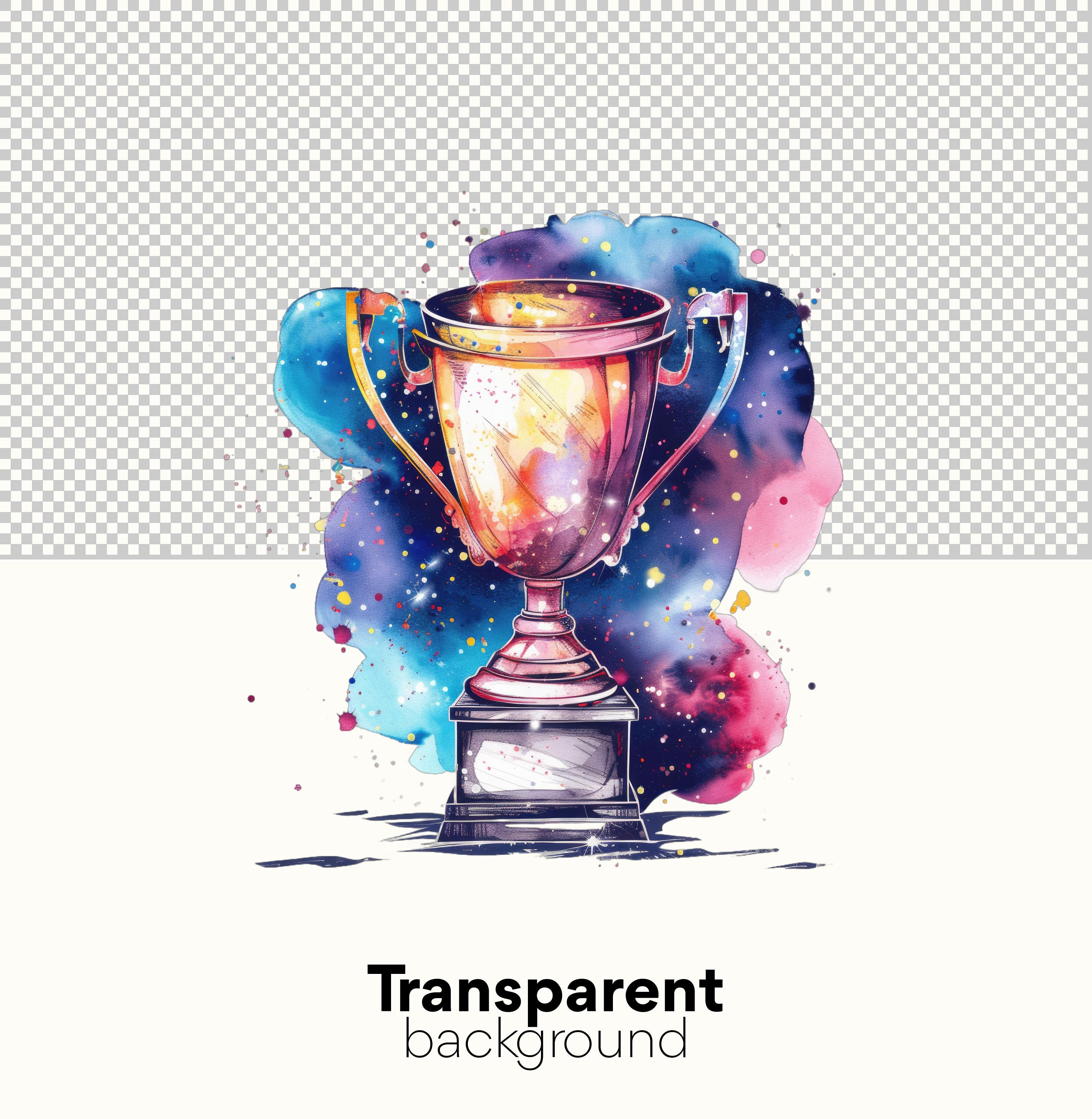 Trophy Clipart: Award and School Clipart, Commercial Use Digital Clip ...