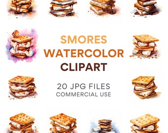 Summer Smores PNG Clipart Dessert Campfire Camping 4th of July BBQ Pool ...