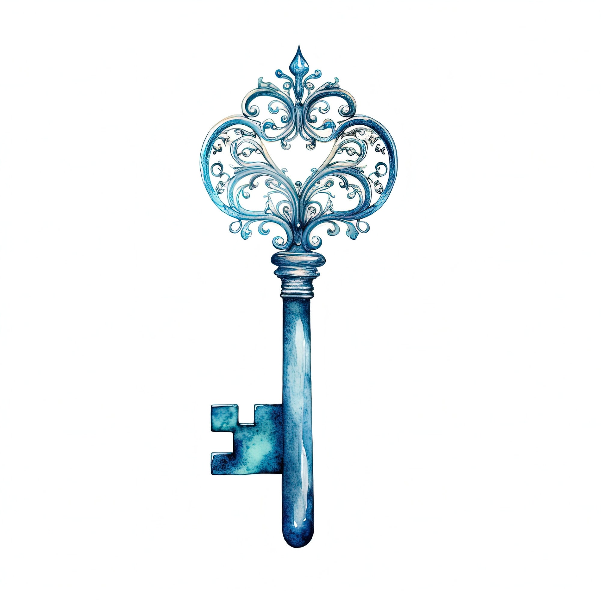 Skeleton Key Clipart - Antique Keys Digital Download, Commercial Use ...