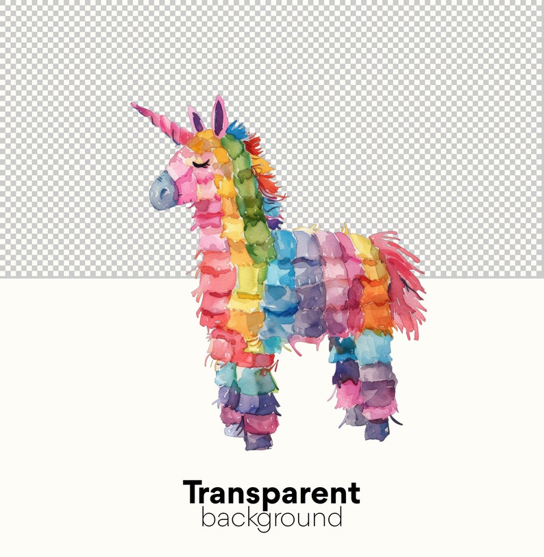 Pinata Clipart | 36 High-quality Pngs - Watercolor, Digital Planners ...