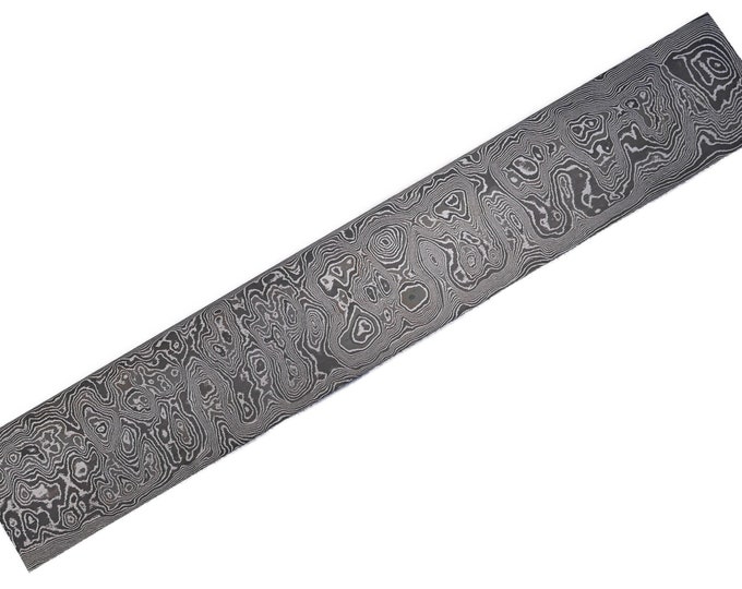 Damascus Billet 1,8mm - "wilder Damast" - Damast Steel Bar Damaszener ...