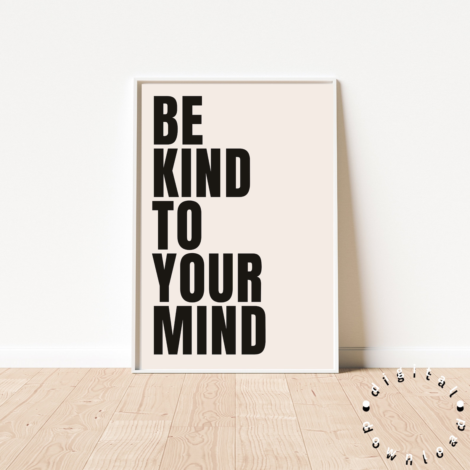 Be Kind to Your Mind Printable Poster Custom Printable - Etsy