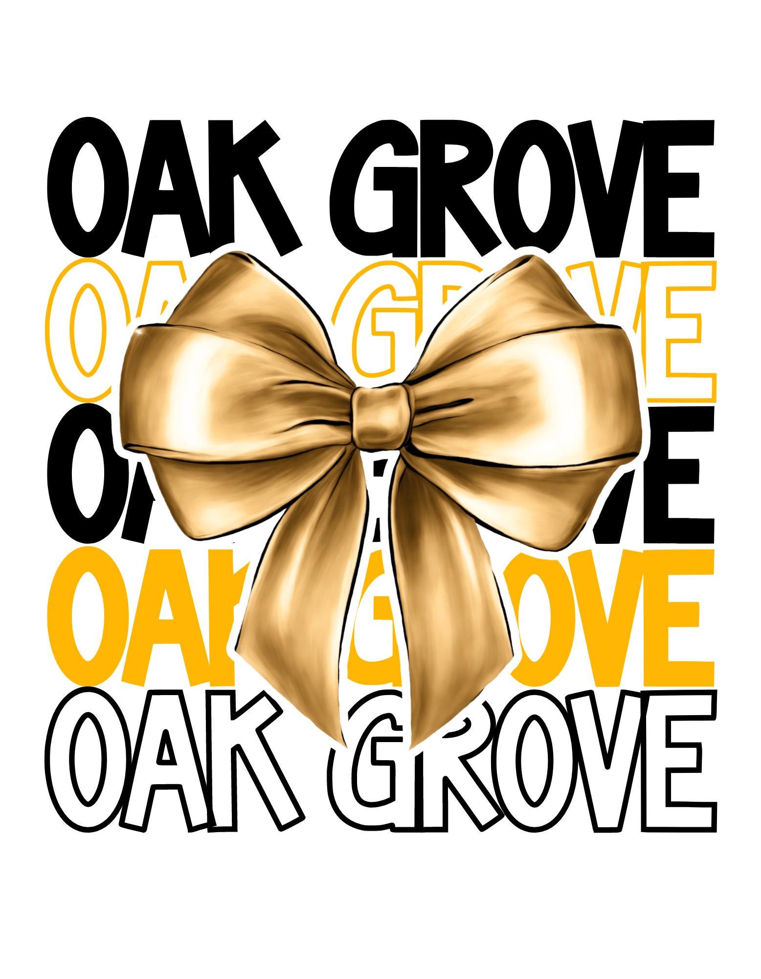 OAK GROVE | PNG File | Ready for Download | School Spirt T Shirt ...