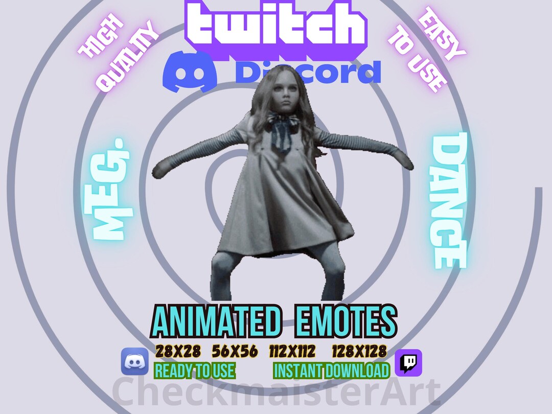 Animated Meg Dance Emote: Twitch/discord Streamer Emote (digital ...