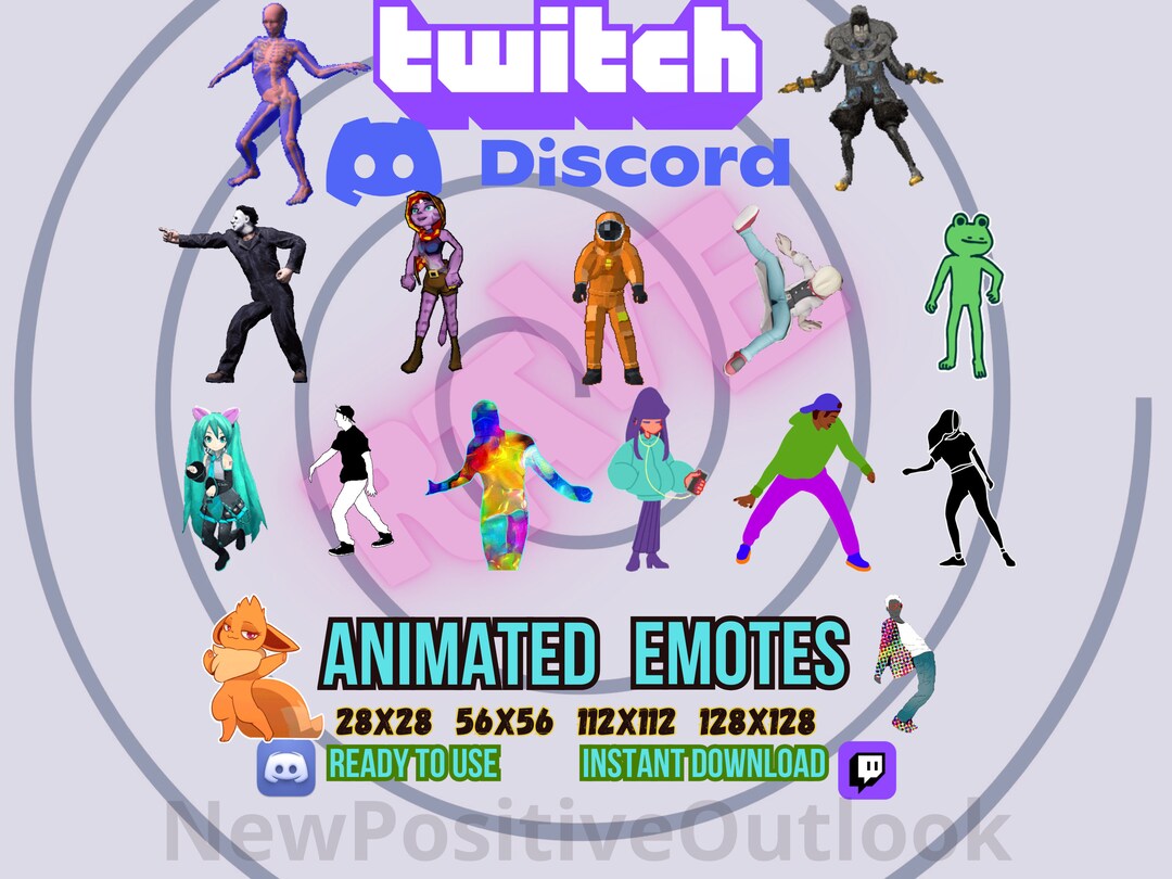 15 Animated Rave Emotes, Twitch Emotes, Discord Emotes, Dance Emotes ...