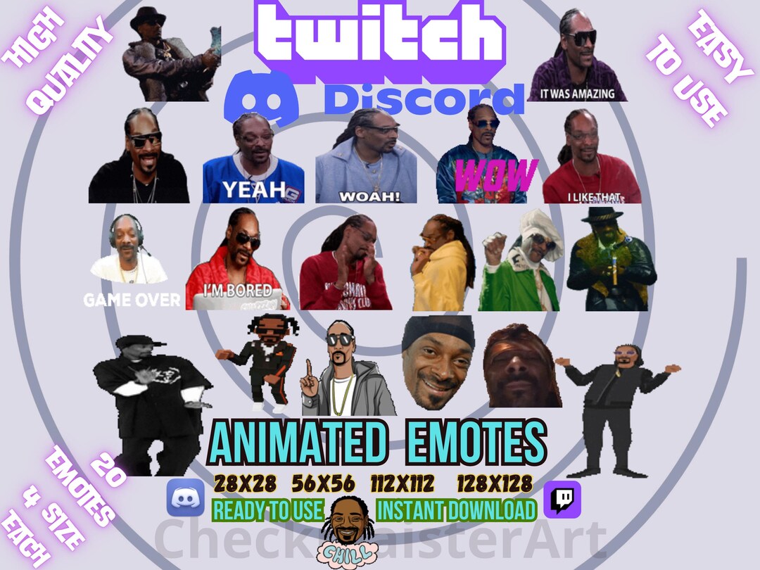 20 Animated Weed Lover Emotes, Twitch Emotes, Discord Emotes, Streamers ...