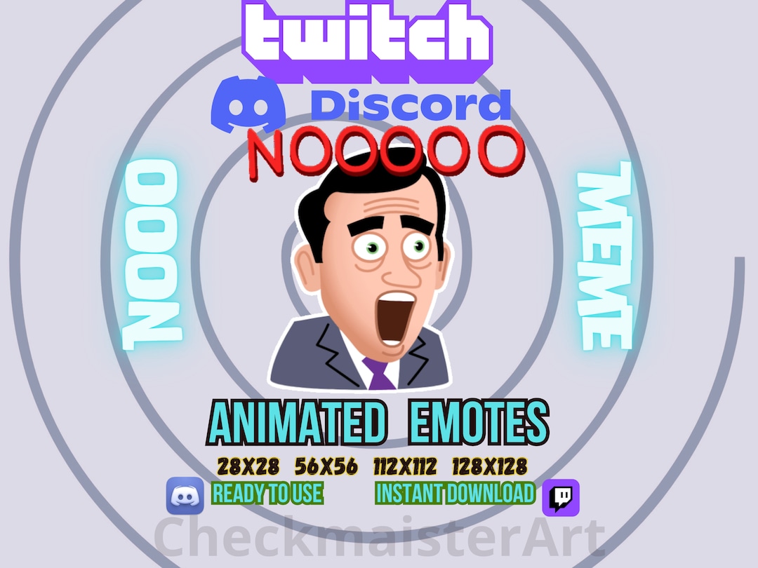 Animated Nooo Meme Emote, Twitch Emotes, Discord Emotes, Streamers and ...
