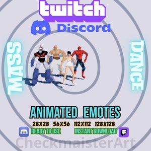 Animated Mass Dance Emote, Twitch Emotes, Discord Emotes, Win Dance ...