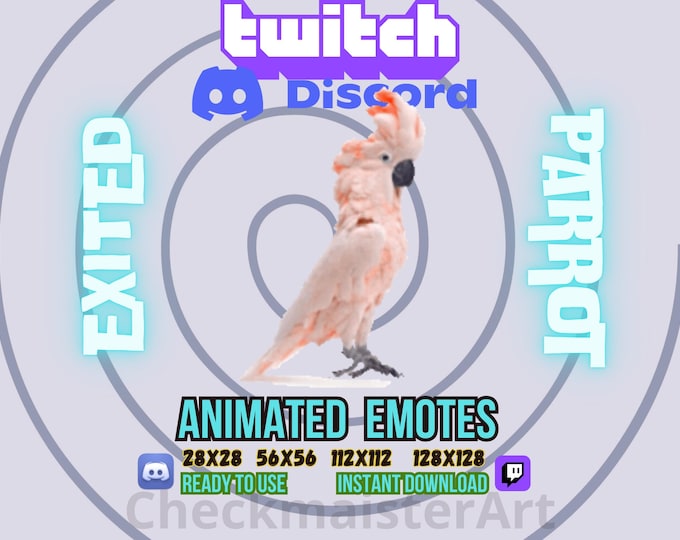16 Raven Emotes for Twitch, Discord, Youtube - Cute, Birds, Animals - Etsy