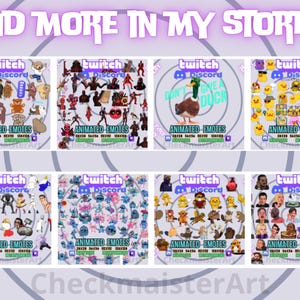 20 Animated Persona Emotes: Twitch, Discord, Youtube (instant Download ...