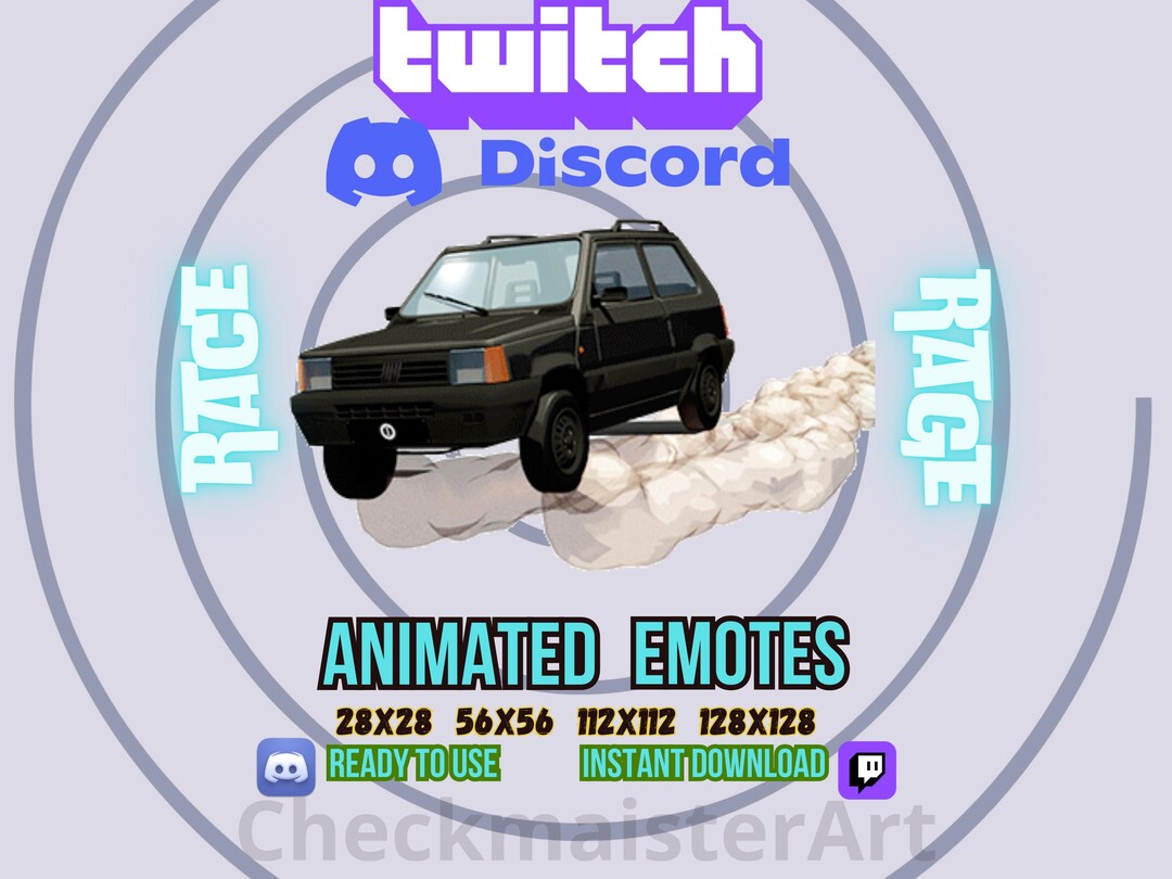 Animated Rage Race Emote, Twitch Emotes, Discord Emotes, Tank Emote ...