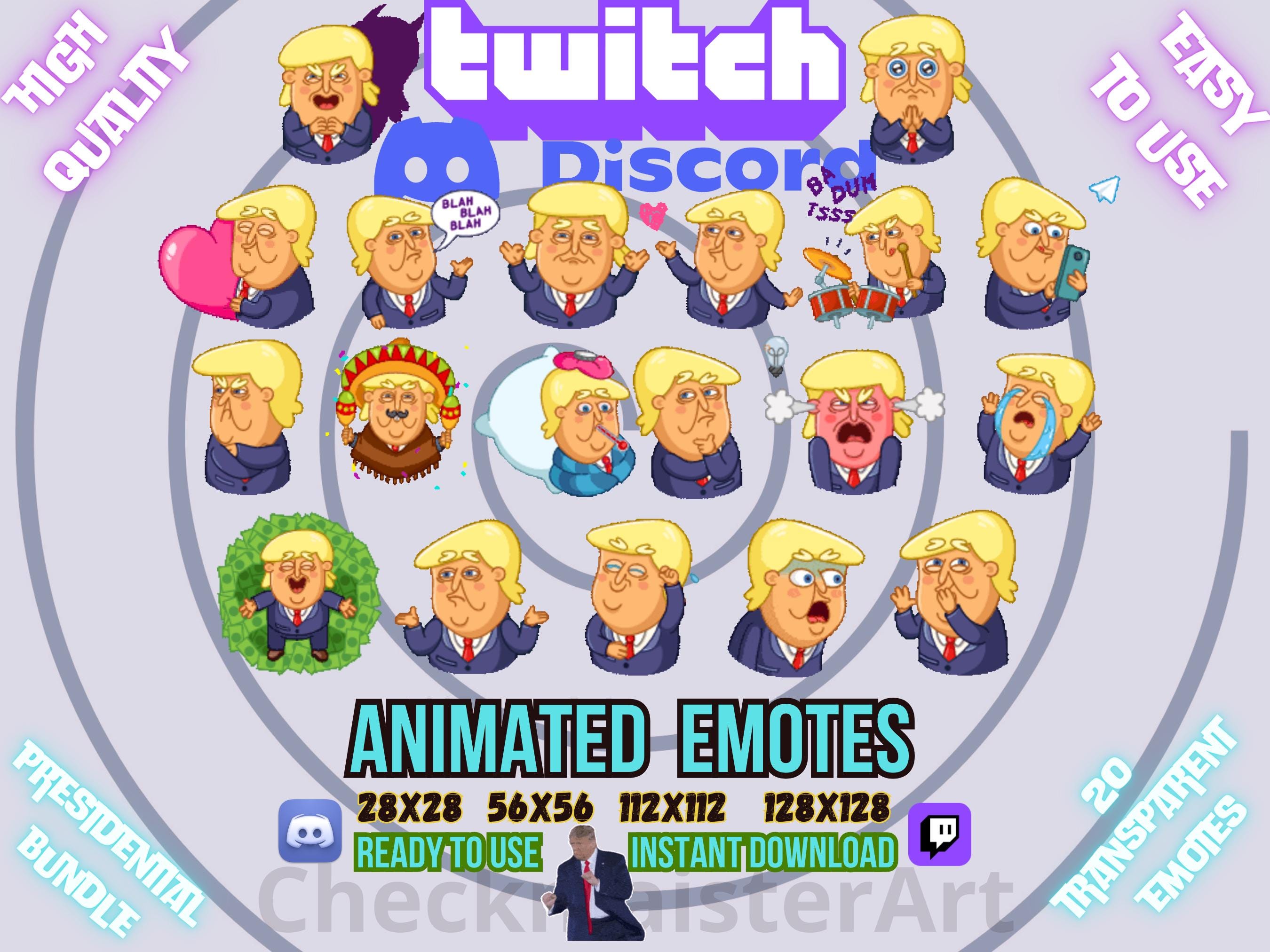 20 Animated Presidential Emotes, Twitch Memes, Discord Funny Gifs ...