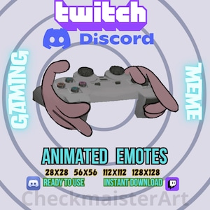 Animated Gaming Meme Emote, Twitch Emote, Discord Emote, Overpowered ...