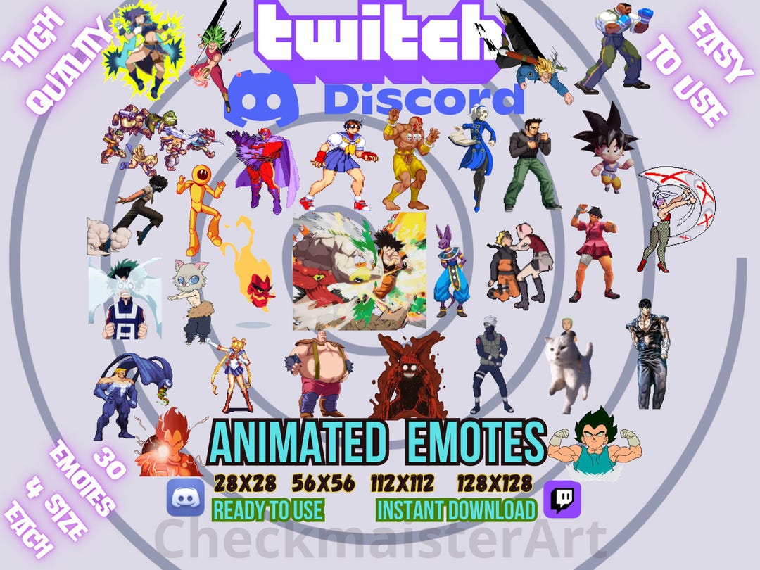 30 Animated Anime Memes Emotes, Twitch Emotes, Discord Emotes, Manga ...