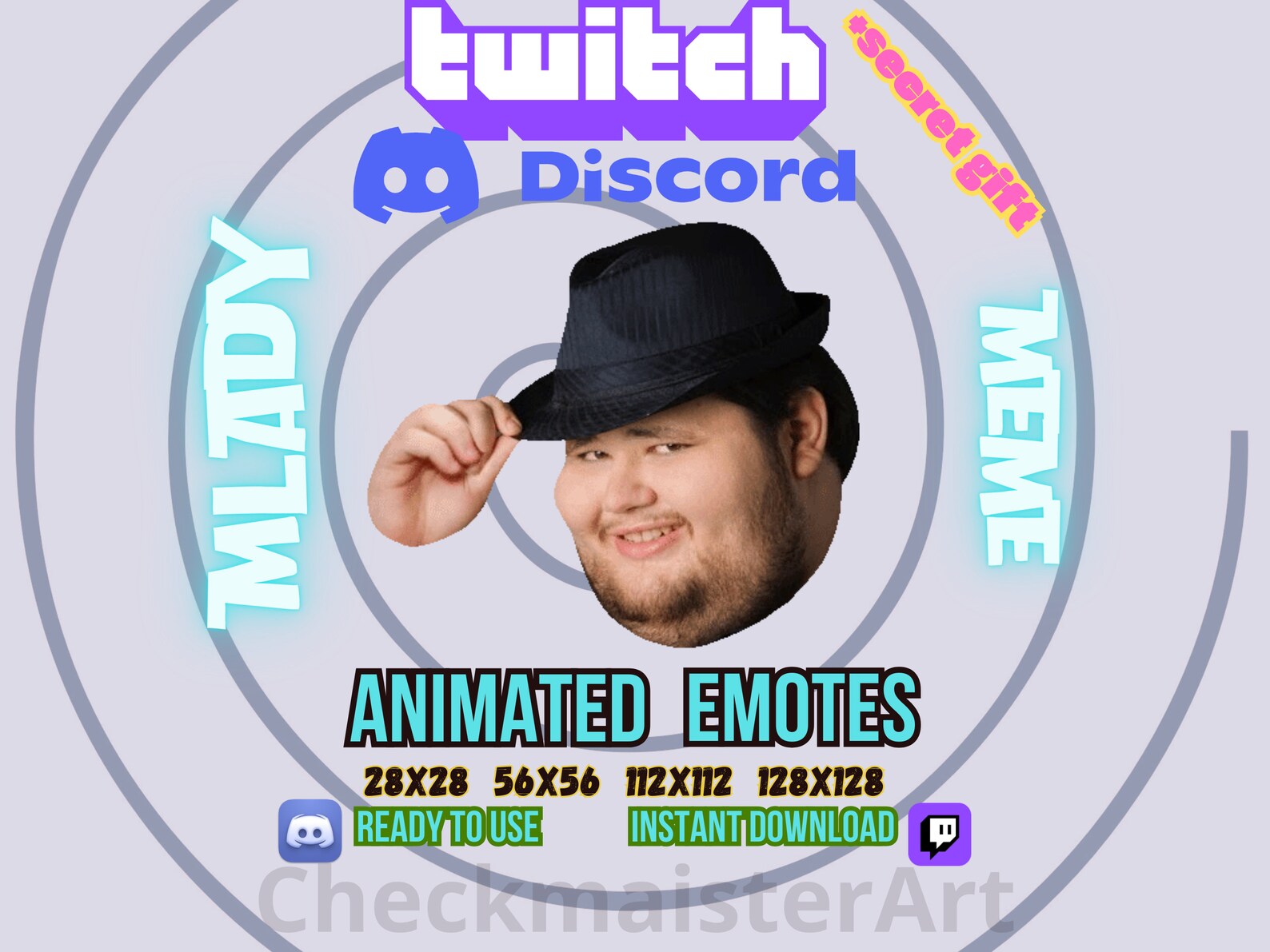 Animated Mlady Meme Emote, Twitch Emotes, Discord Emotes, Streamers ...