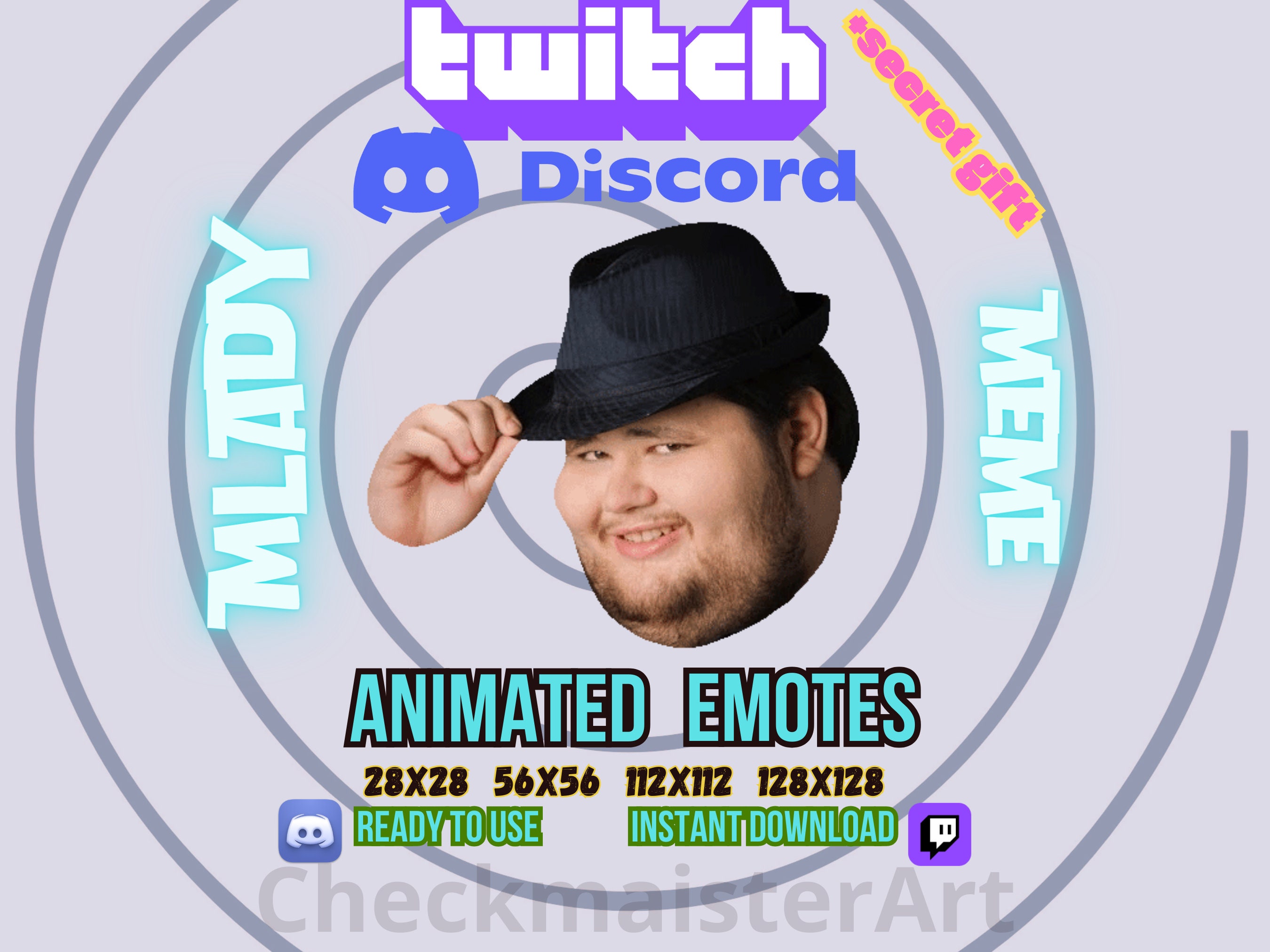 Animated Mlady Meme Emote, Twitch Emotes, Discord Emotes, Streamers ...