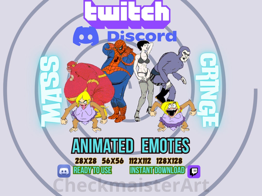 Animated Mass Cringe Emote, Twitch Emotes, Discord Emotes, Win Dance ...