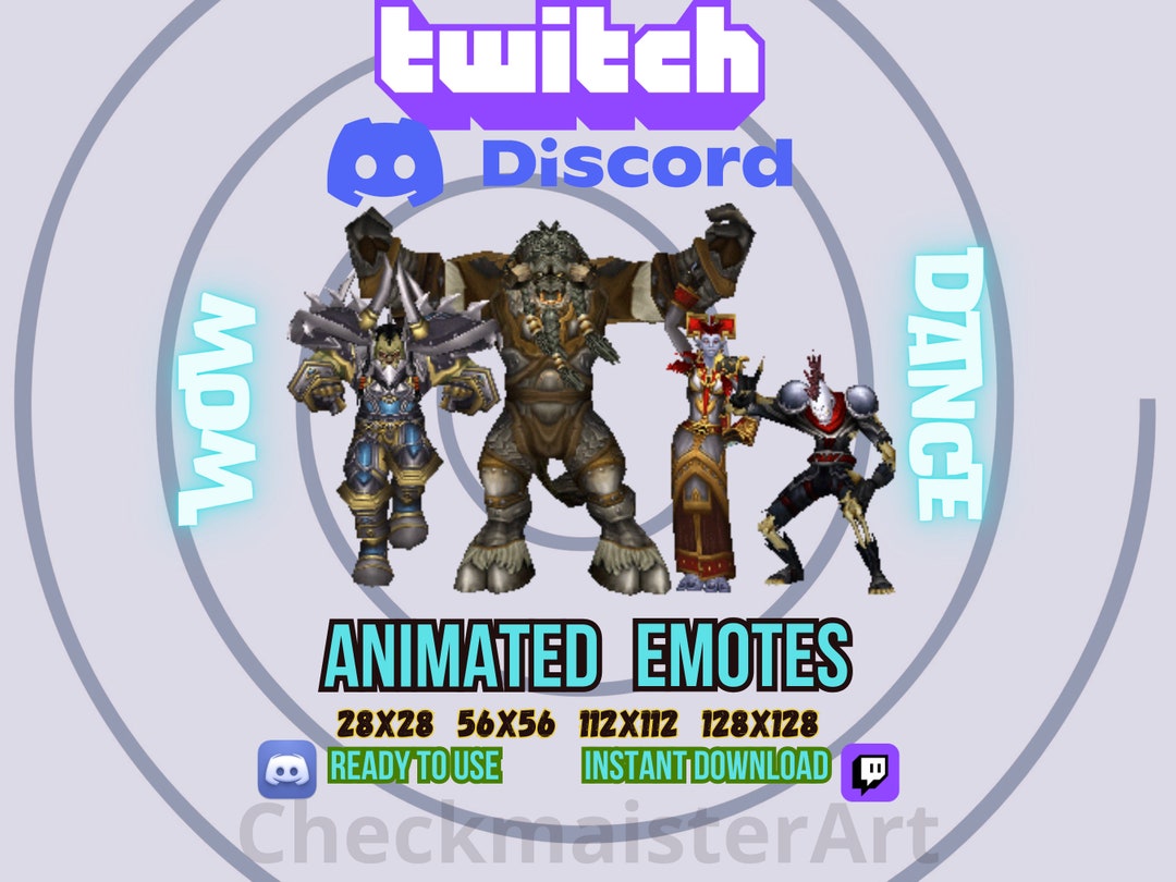 Animated Wow Dance Emote, Twitch Emotes, Discord Emotes, Party Emote ...