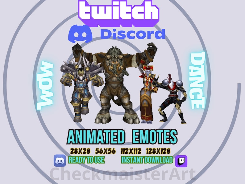Animated Wow Dance Emote, Twitch Emotes, Discord Emotes, Party Emote ...