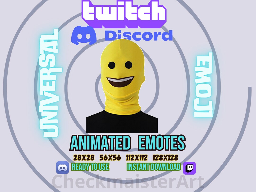 Animated Universal Emoji Emote, Twitch Emotes, Discord Emotes ...