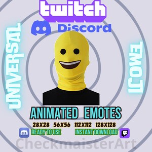 Animated Universal Emoji Emote, Twitch Emotes, Discord Emotes ...