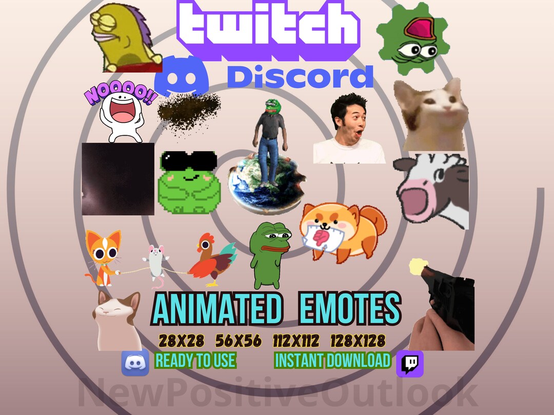 15 Animated Trending Memes Emotes Bundle, Twitch Emotes, Discord Emotes ...