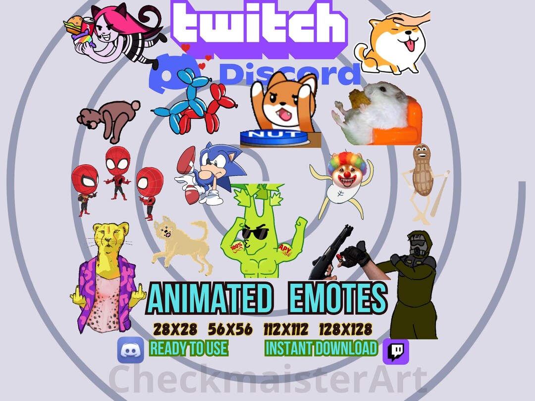 15 Animated Trending Memes Emotes Bundle, Twitch Emotes, Discord Emotes ...