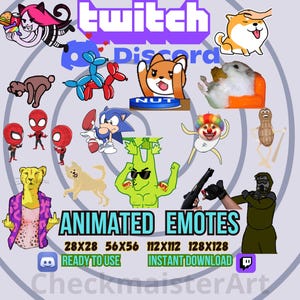 15 Animated Trending Memes Emotes Bundle, Twitch Emotes, Discord Emotes ...