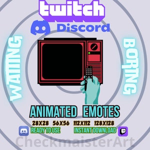 Animated Waiting Emote, Twitch Emotes, Discord Emotes, Boring Emote ...