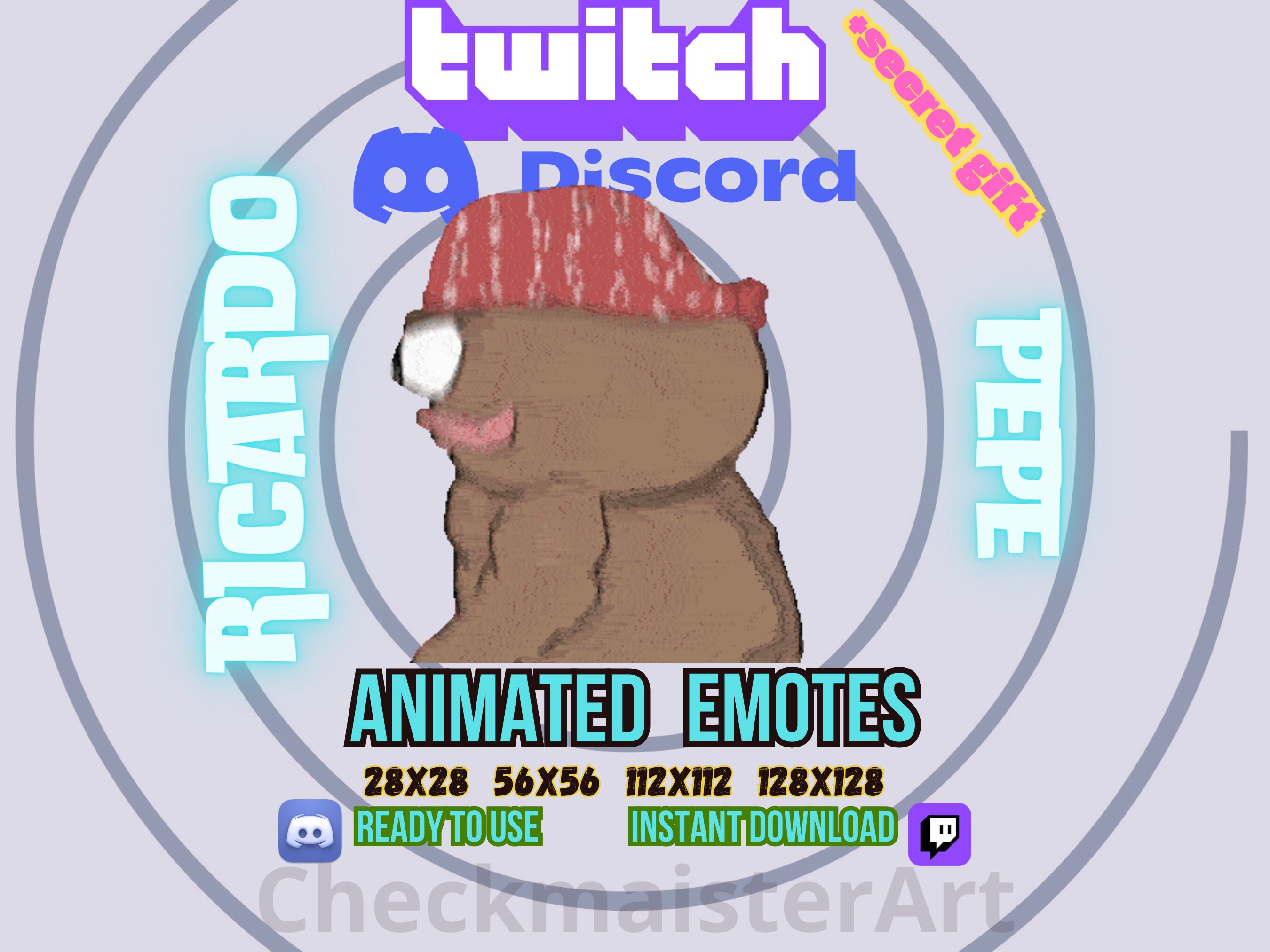 Animated Ricardo Pepe Emote: Twitch/discord Streamer Meme - Etsy