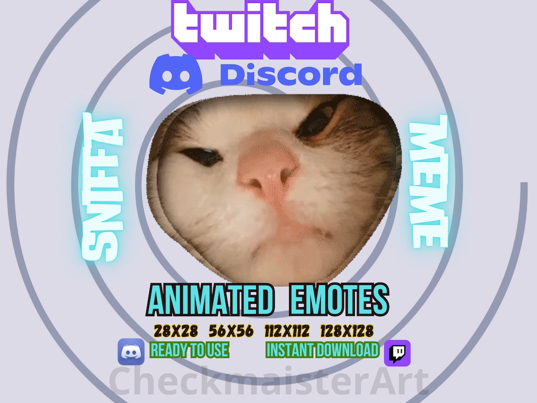 Animated Sniff Cats Meme Emote, Twitch Emotes, Discord Emotes, Sniffa ...