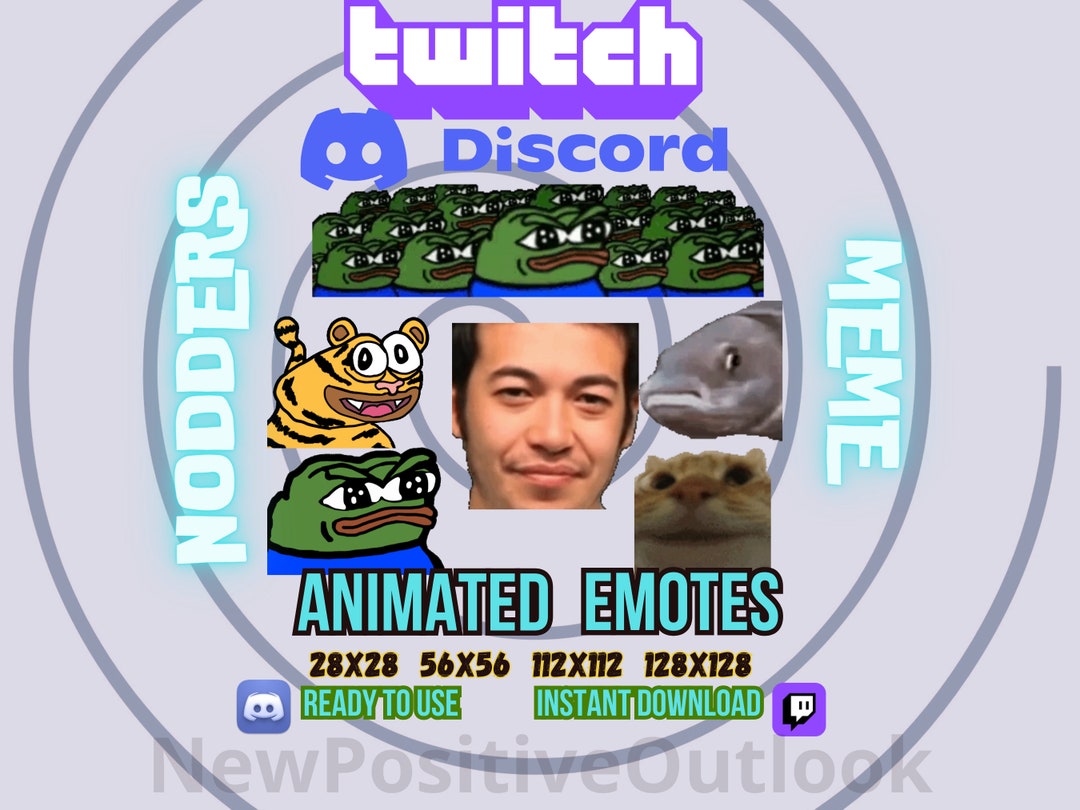 6 Animated Nodders Meme Emotes, Twitch Emotes, Discord Emotes, Nod ...
