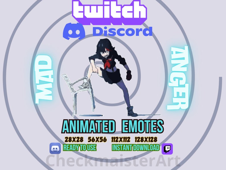 Animated Anger Emote, Twitch Emotes, Discord Emotes, Cute Emote, Mad ...
